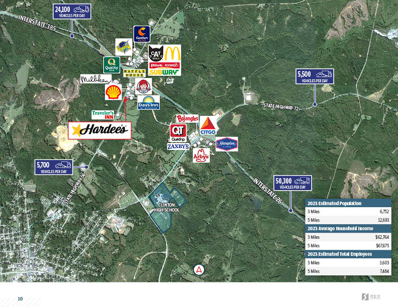 Clinton, SC - Hardee's | Retail investment sale in Clinton, South ...